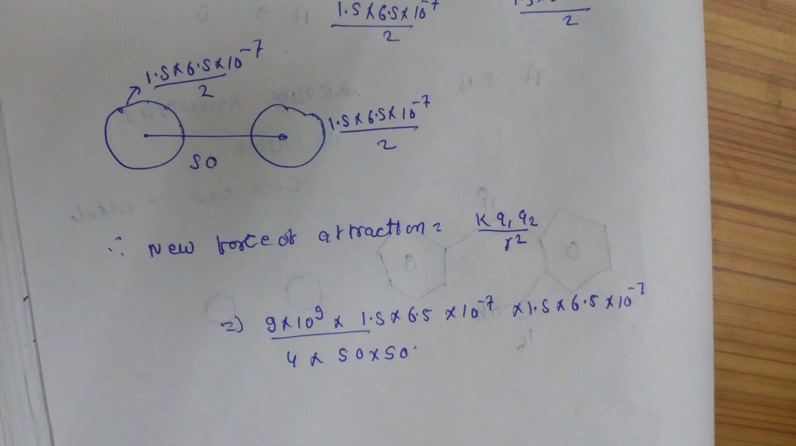 Exercise Two Insulated Charged Copper Spheres A And B Have Their