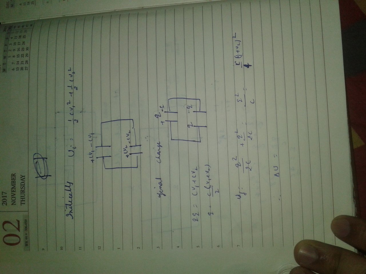 Two Identical Capacitors Have The Same Capacitance C One Of Them Is