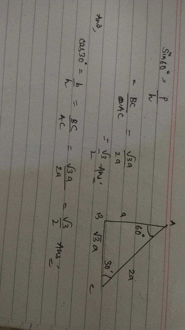 Find The Value Of X In The Following Cos 2x Cos 60∘cos 30∘ Sin