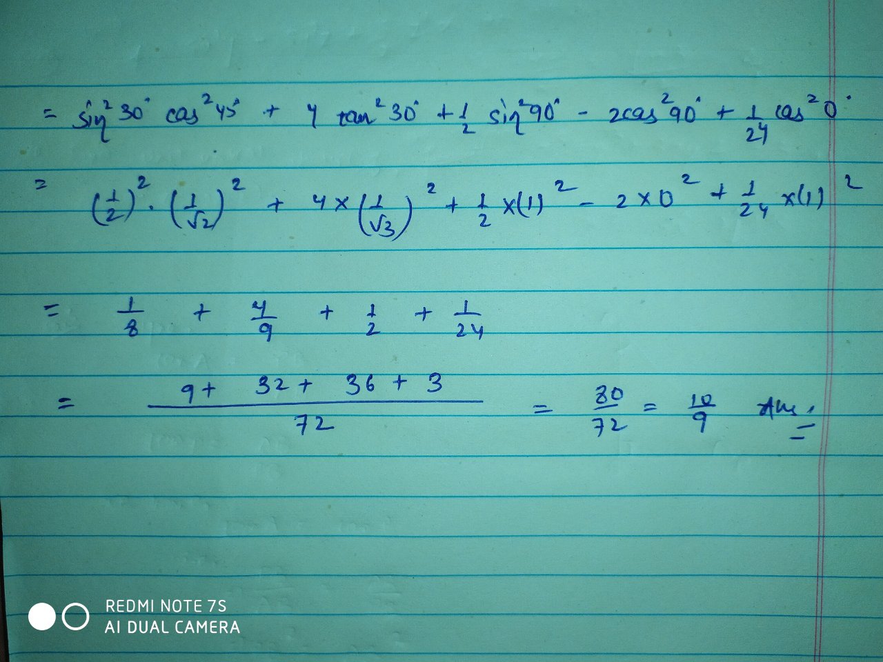 Cos 60∘cos 30∘ Sin 60∘sin 30∘ Is Equal To