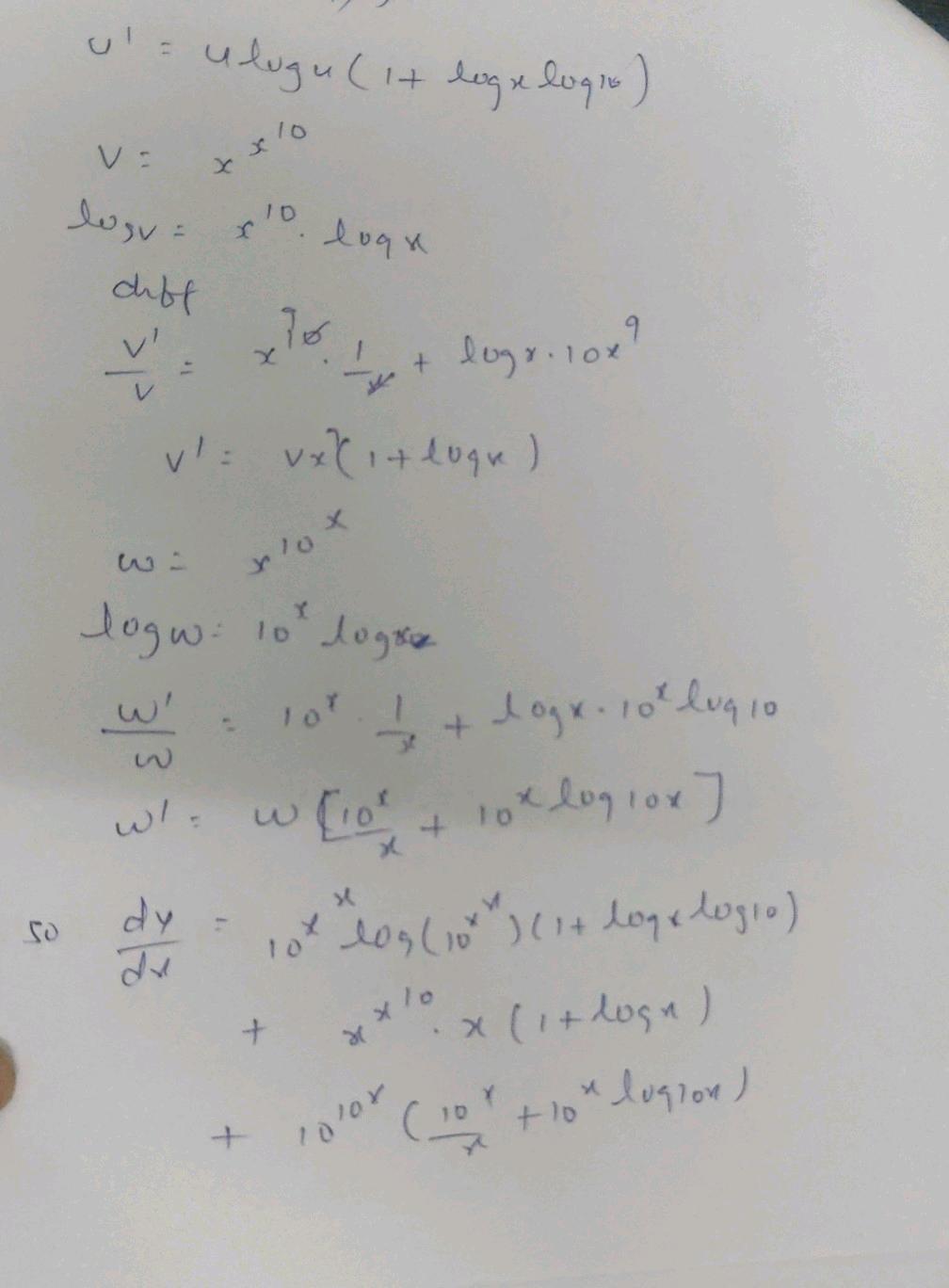 Differentiate Y 3 Sec X 10 Cot X Wrt X