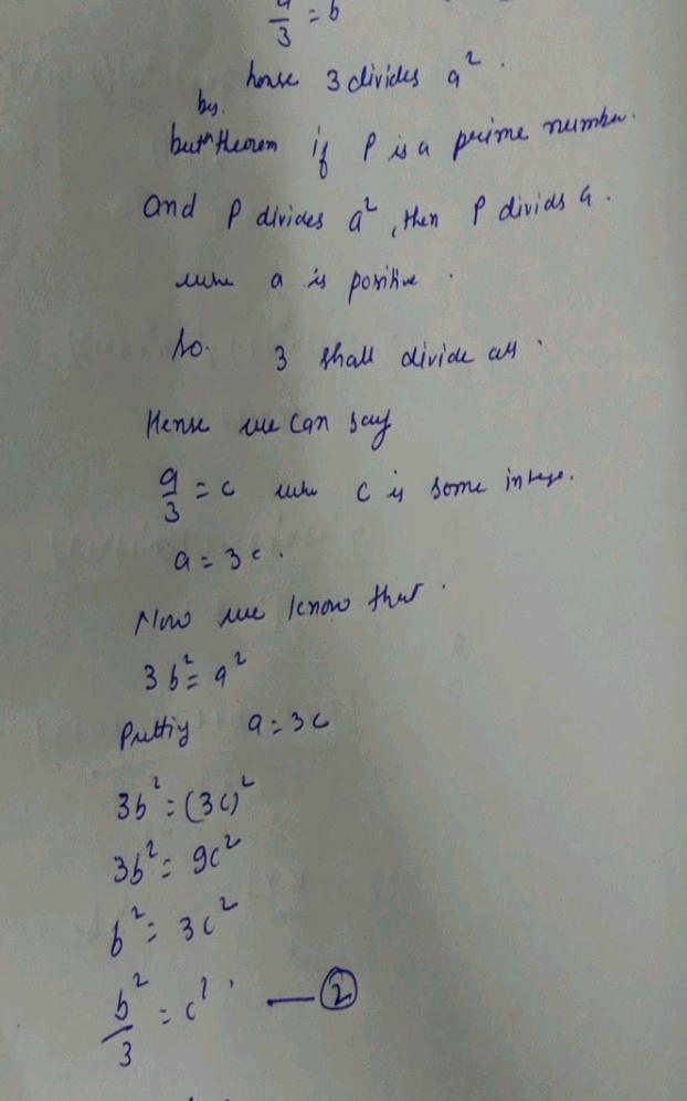 Given That √3 And √5 Are Irrational Numbers Prove That √3 √5