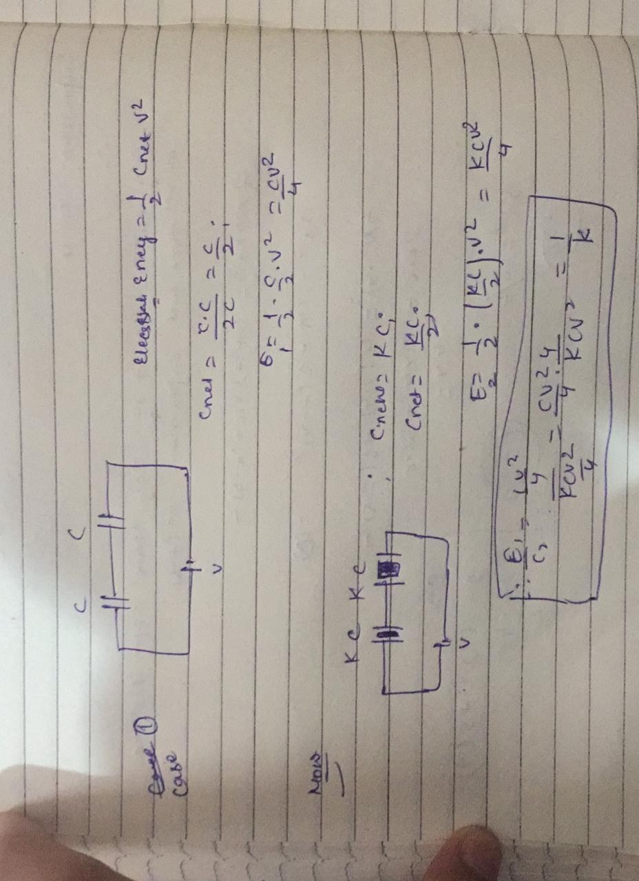 The Figure Shows Two Identical Parallel Plate Capacitors Connected To A