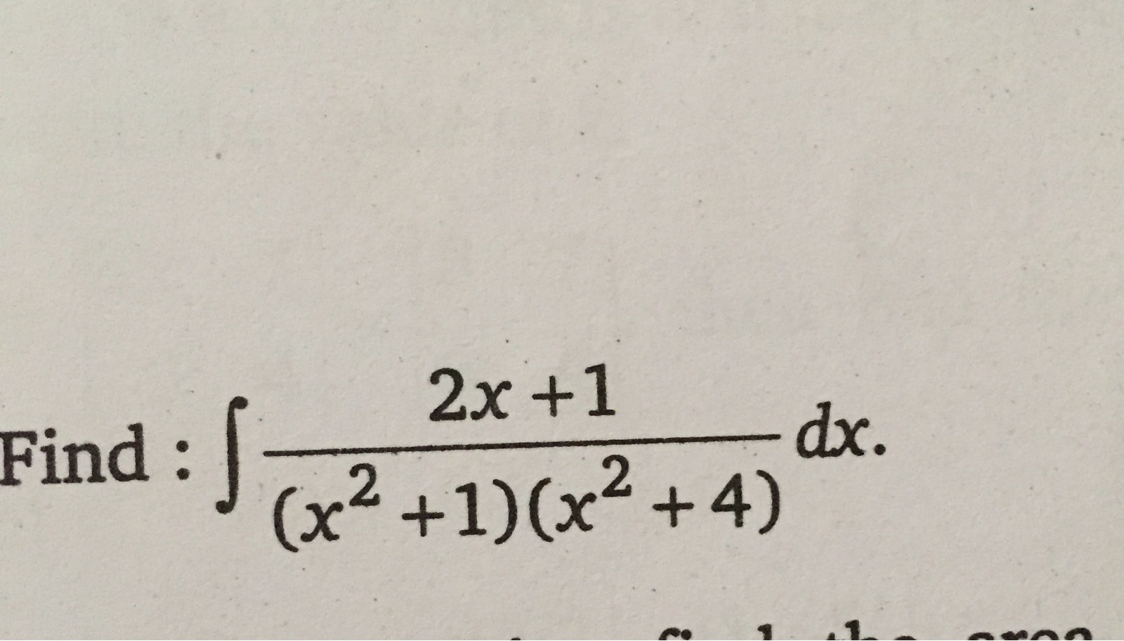 Evaluate The Given Integral Int X212x 1x2 1 Dx