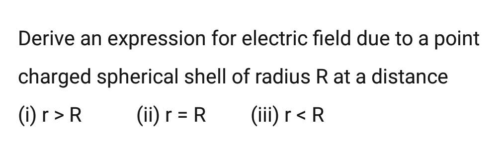 State Gauss Law In Electrostatics Using The Law Derive An Expression