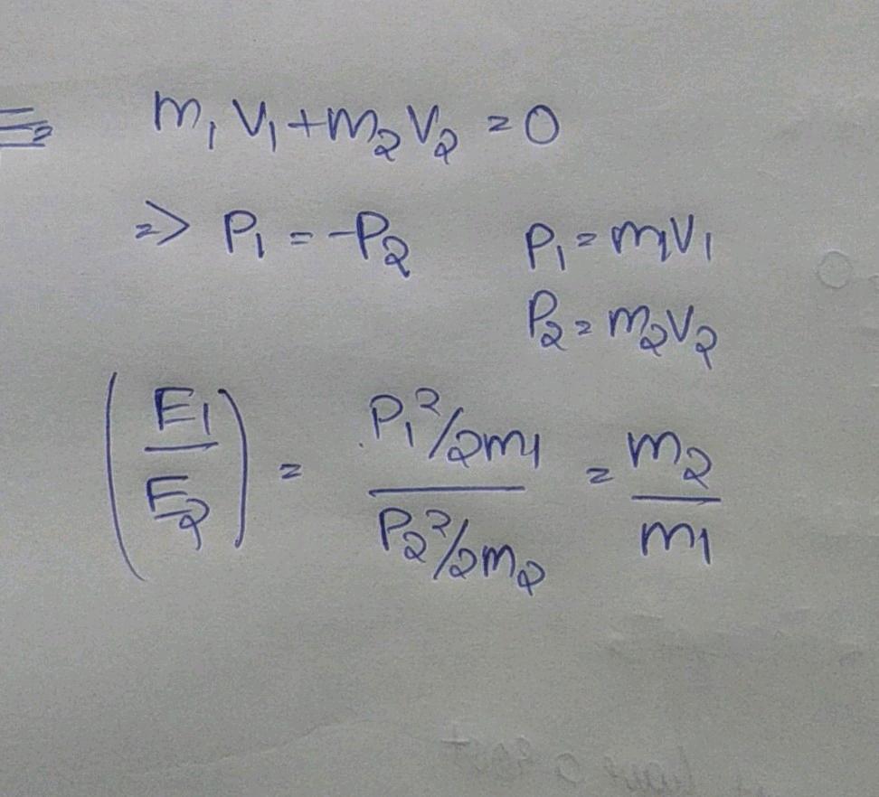 A Stationary Particle Explodes Into Two Particles Of Masses X And Y