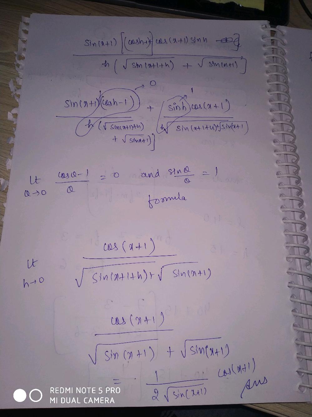 Find The Derivative Of Cosec2 X By Using First Principle Of