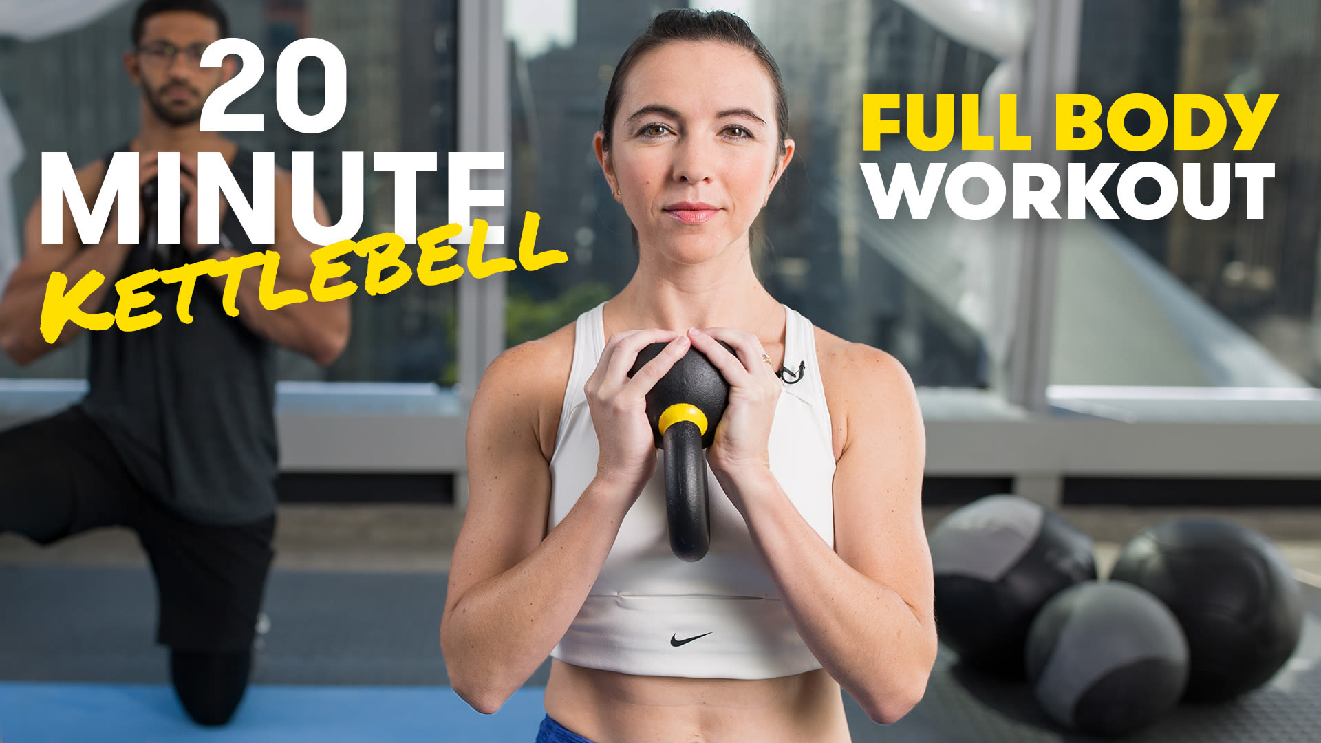 Watch 20 Minute Full Body Kettlebell Workout Self