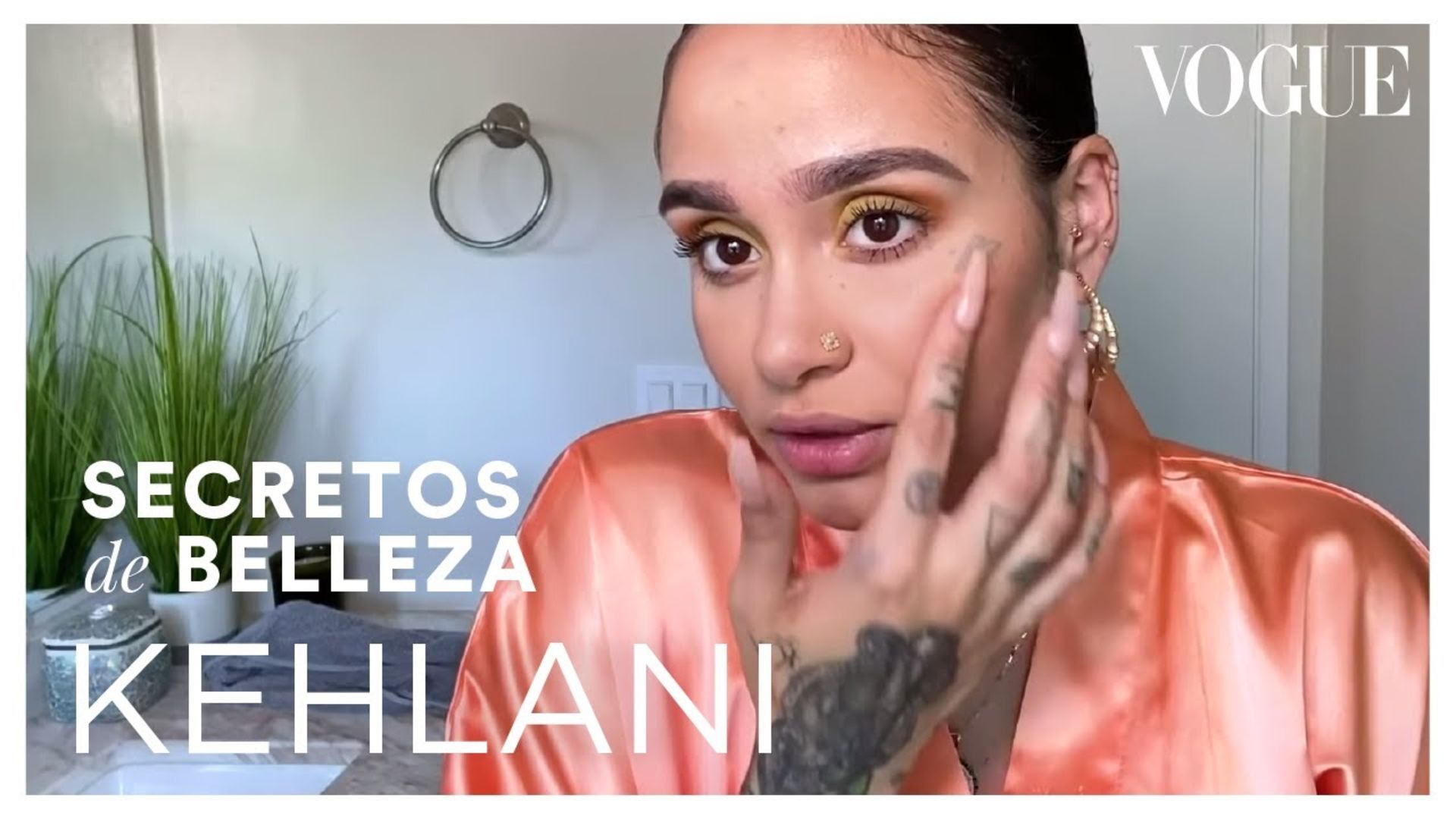 Ver Kehlani Nos Muestra Cómo Maquillar Un Rostro Tatuado Vogue