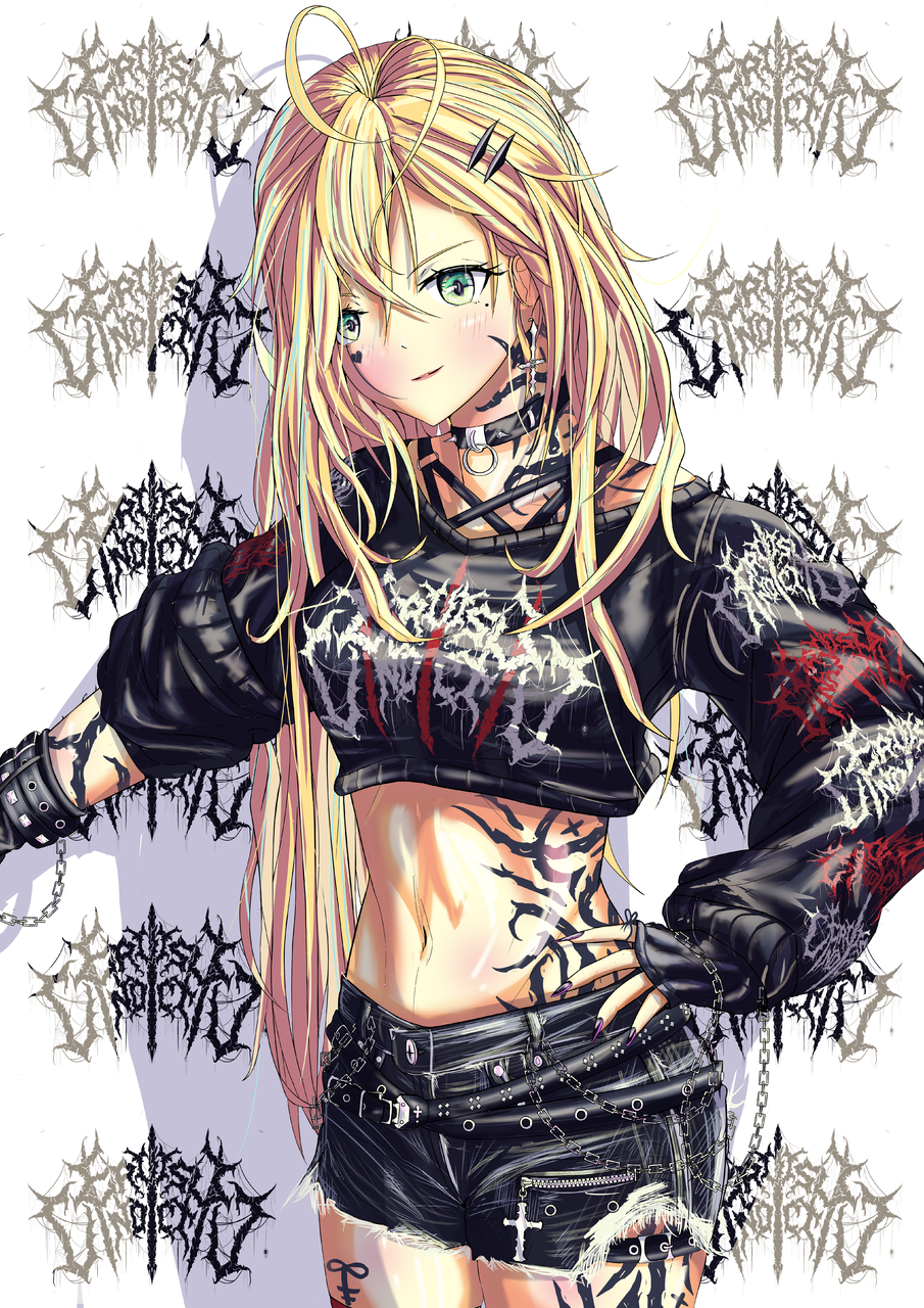 Death Metal Girl Eruisuvindictiv Illustrations Art Street