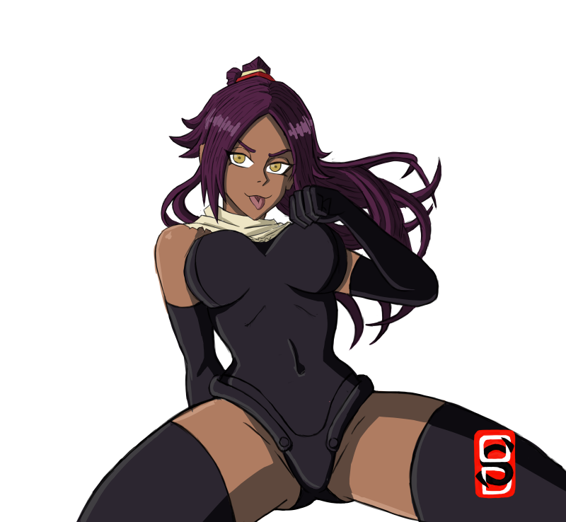 Yoruichi Shihoin Contest Post Oneshotdraws Illustrations Art Street