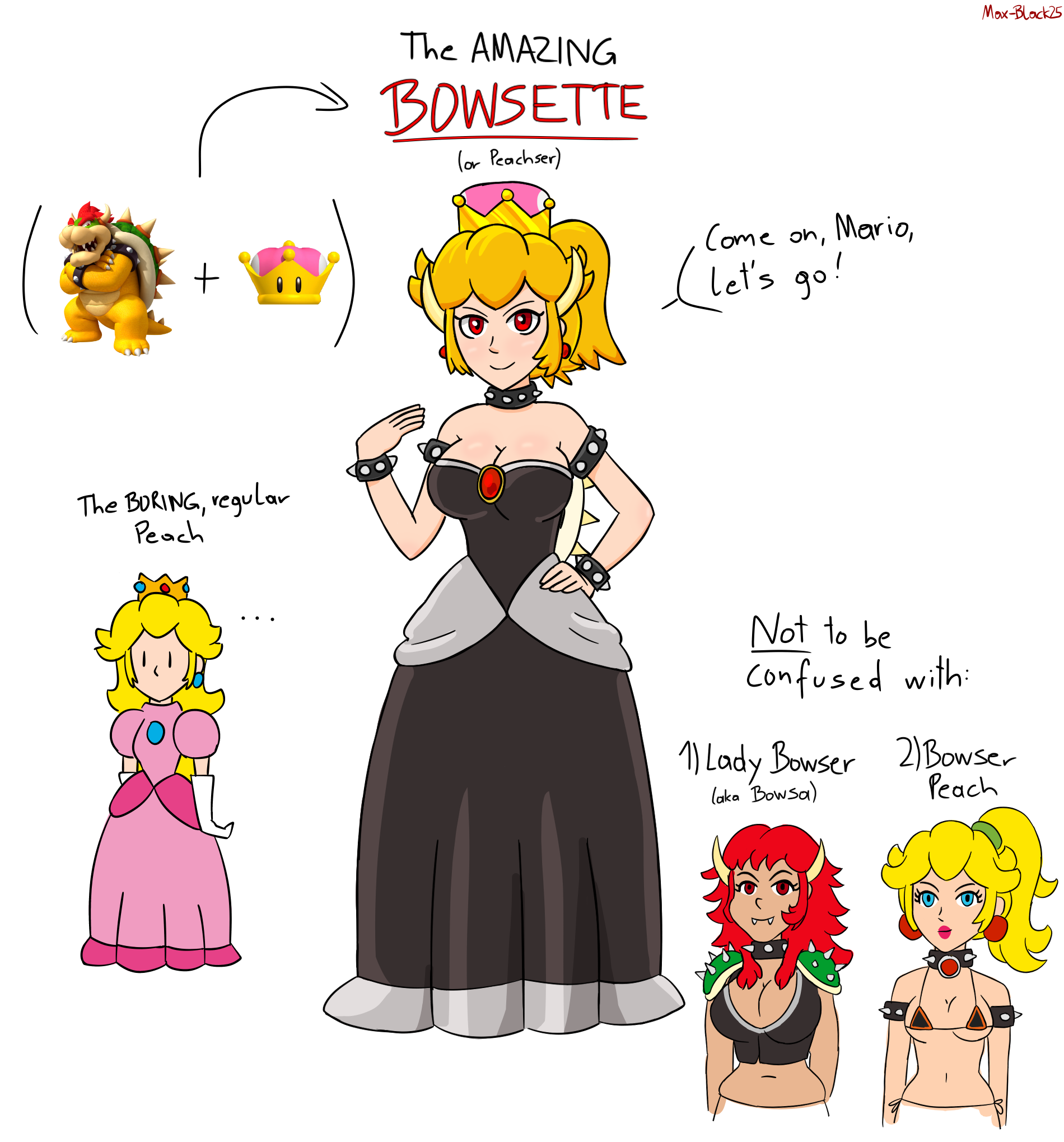 The Amazing Bowsette Maripolifan Illustrations Art Street