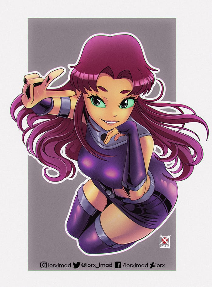 Starfire Iorxlmad Illustrations Art Street