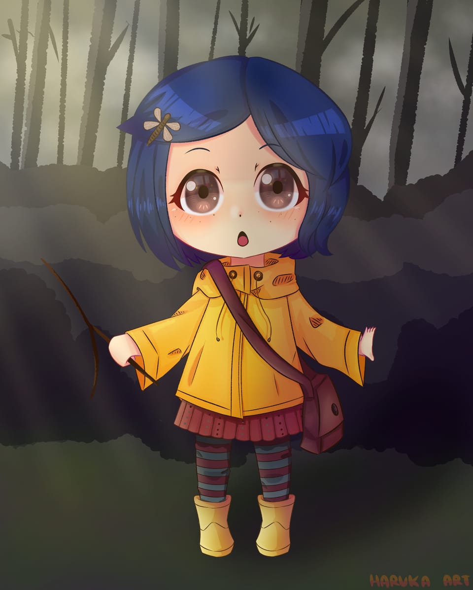 Coraline Fan Art By Lain Deviantart Com On Deviantart Coraline Art My