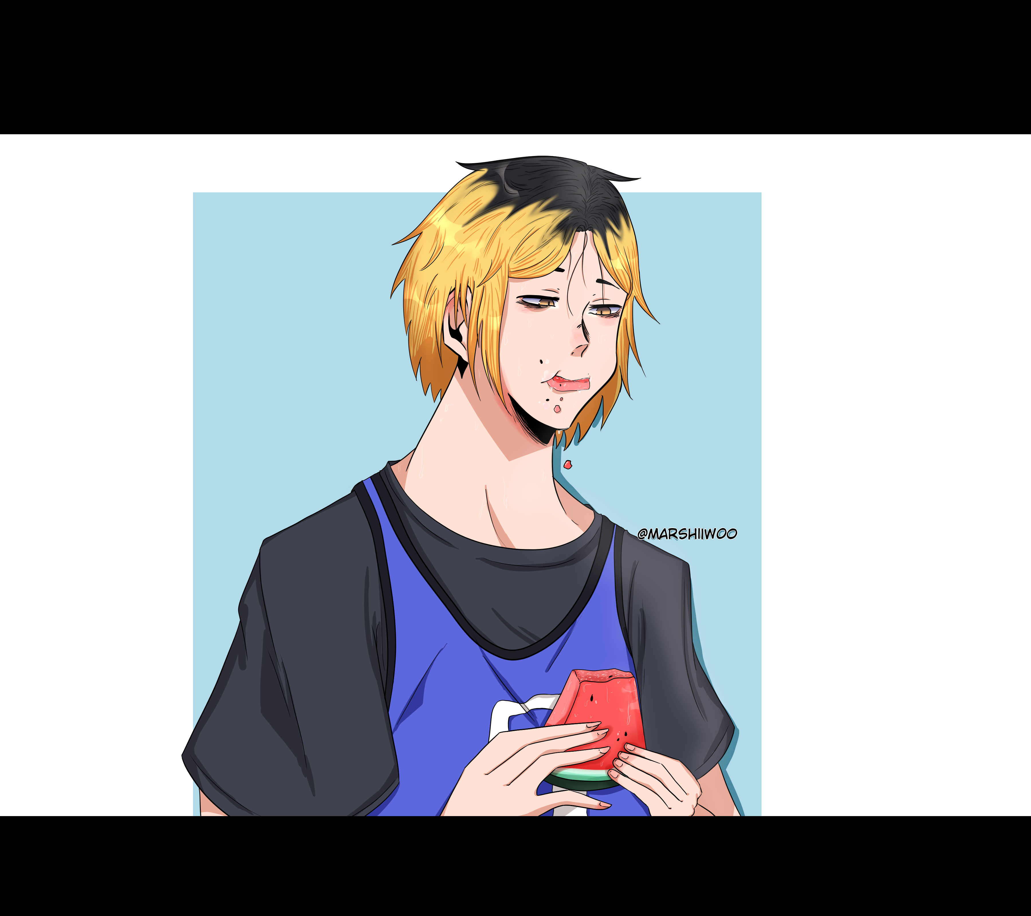 Kenma Haikyuu Marshiiwoo Illustrations Art Street