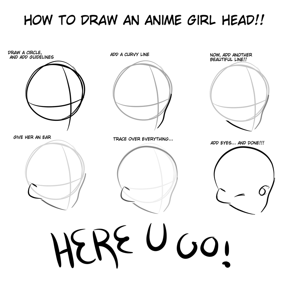 Aggregate 69 Anime Head Drawing Latest Incdgdbentre