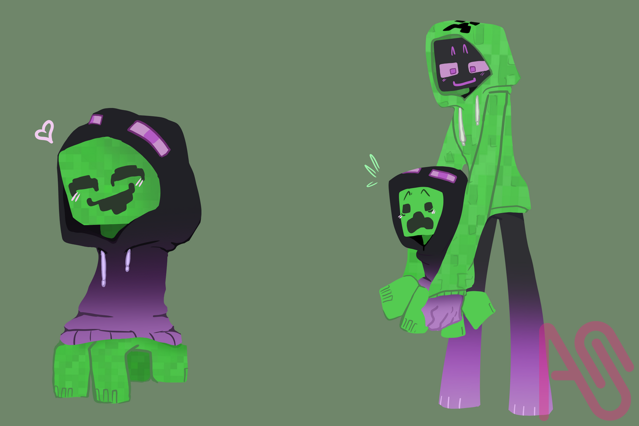 Enderman And Creeper