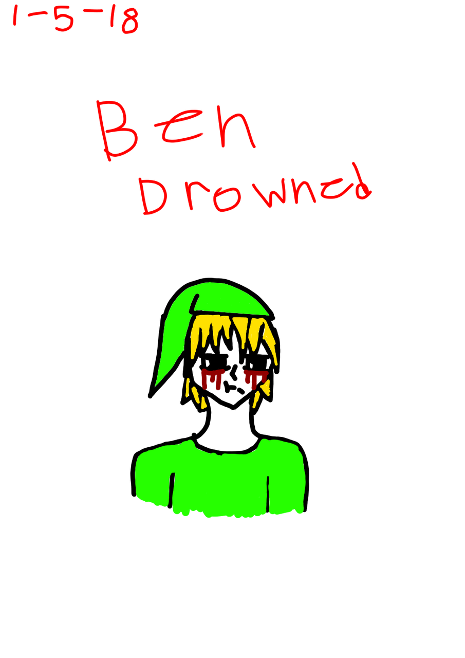 Ben Drowned First Time Drawing This Dude Sparkstarthunderclan