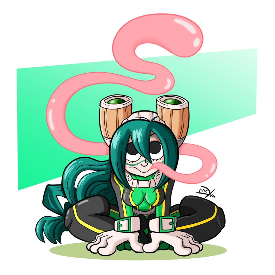 Tsuyu Asui My Hero Academia David Illustrations Art Street