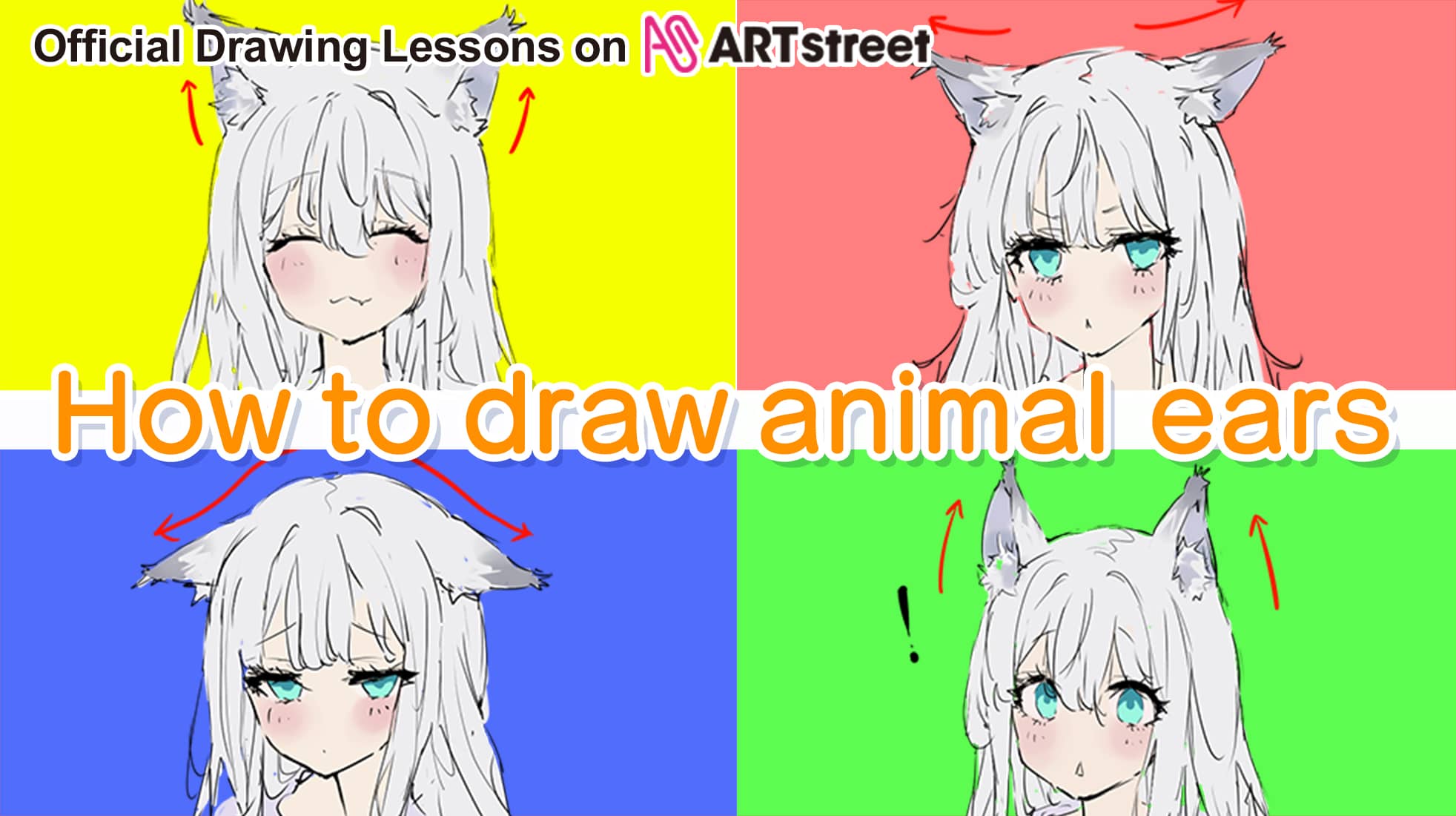 Make It Lovely And Fluffy How To Draw Animal Ears Art Street Social