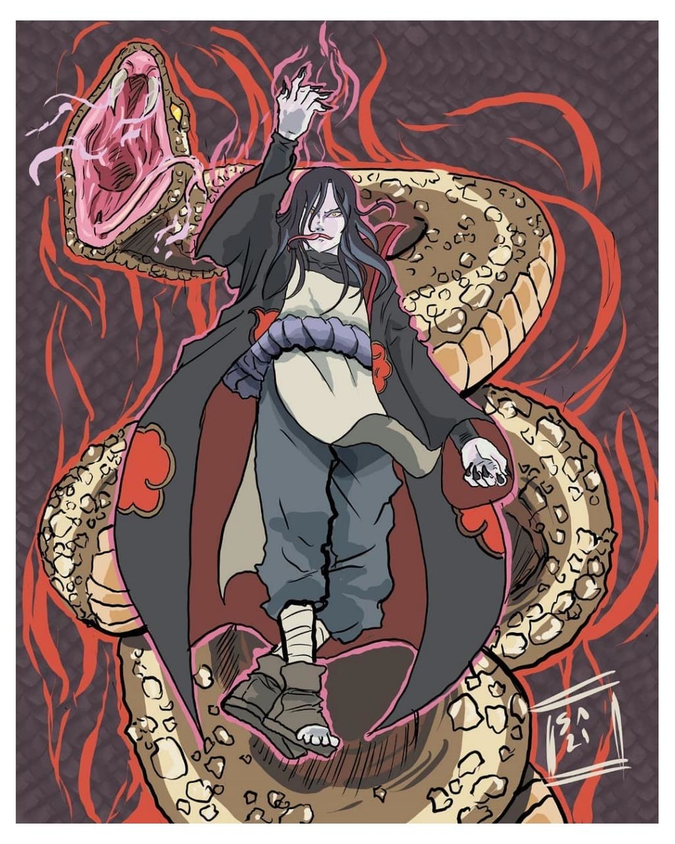 Orochimaru Sagaaxel Illustrations Art Street