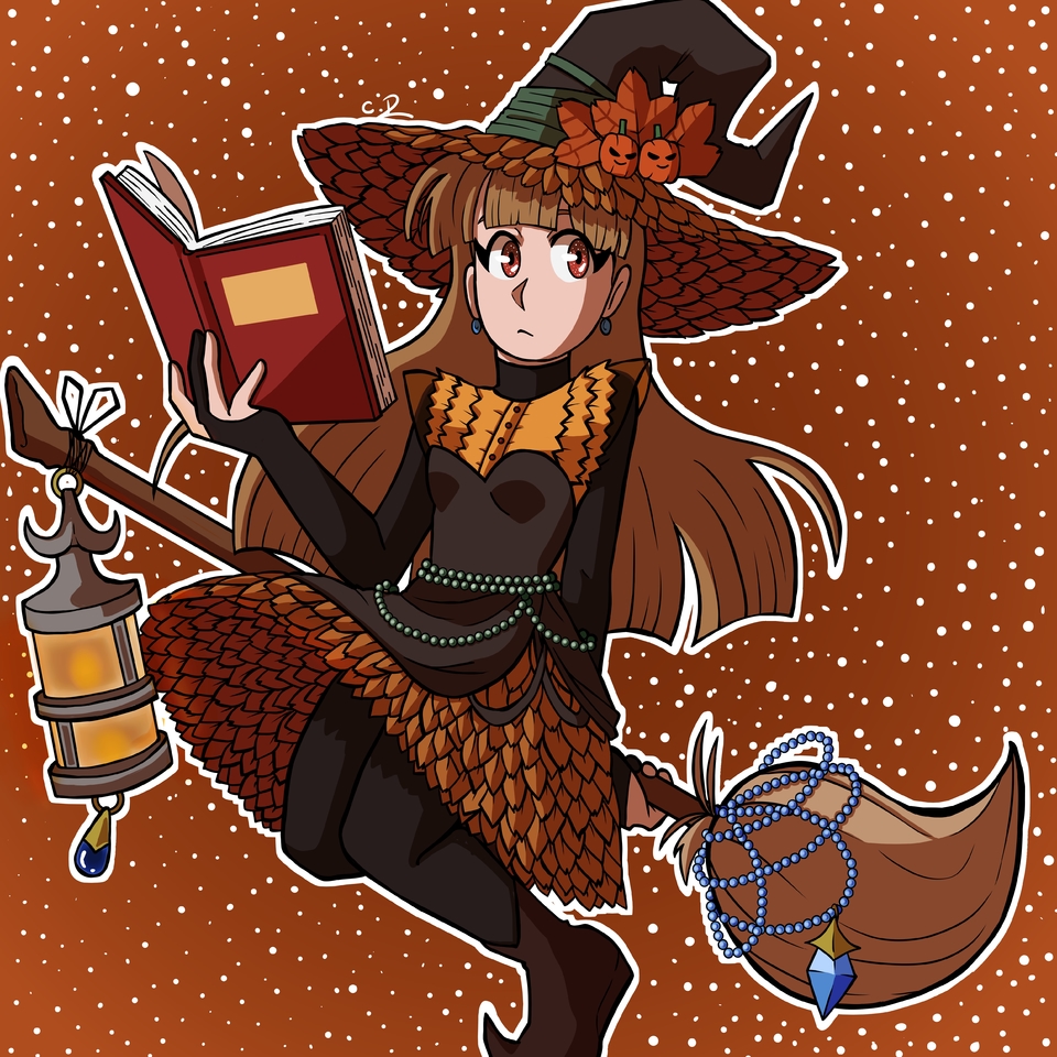 Autumn Witch Megitsune Illustrations Art Street