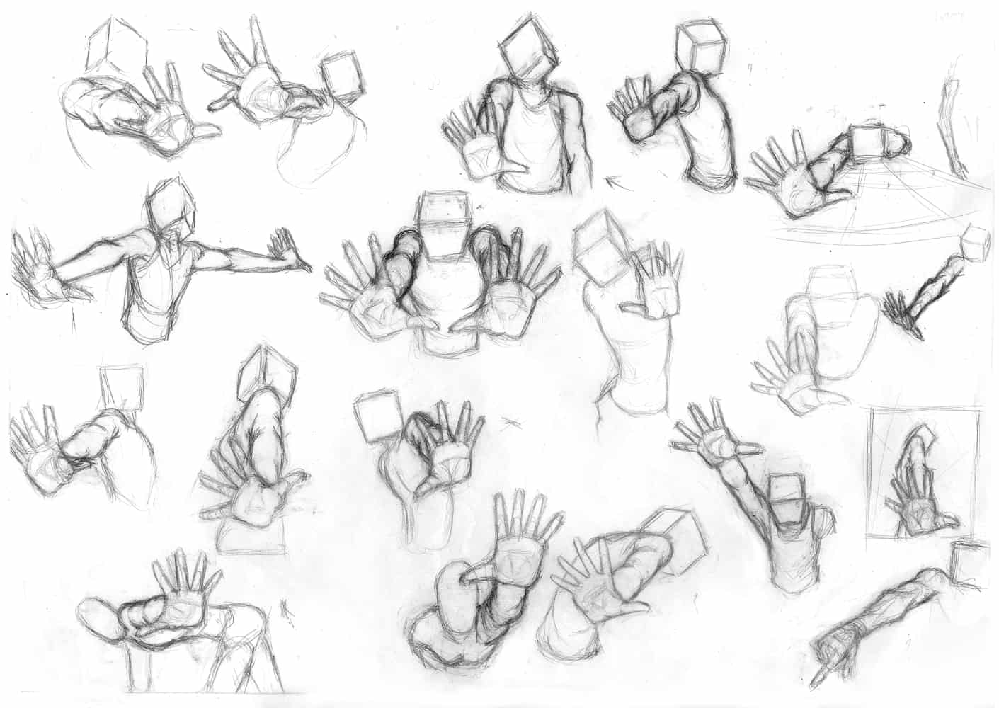 Pose Studies 25 Foreshortening Vibrantes Illustrations Art Street