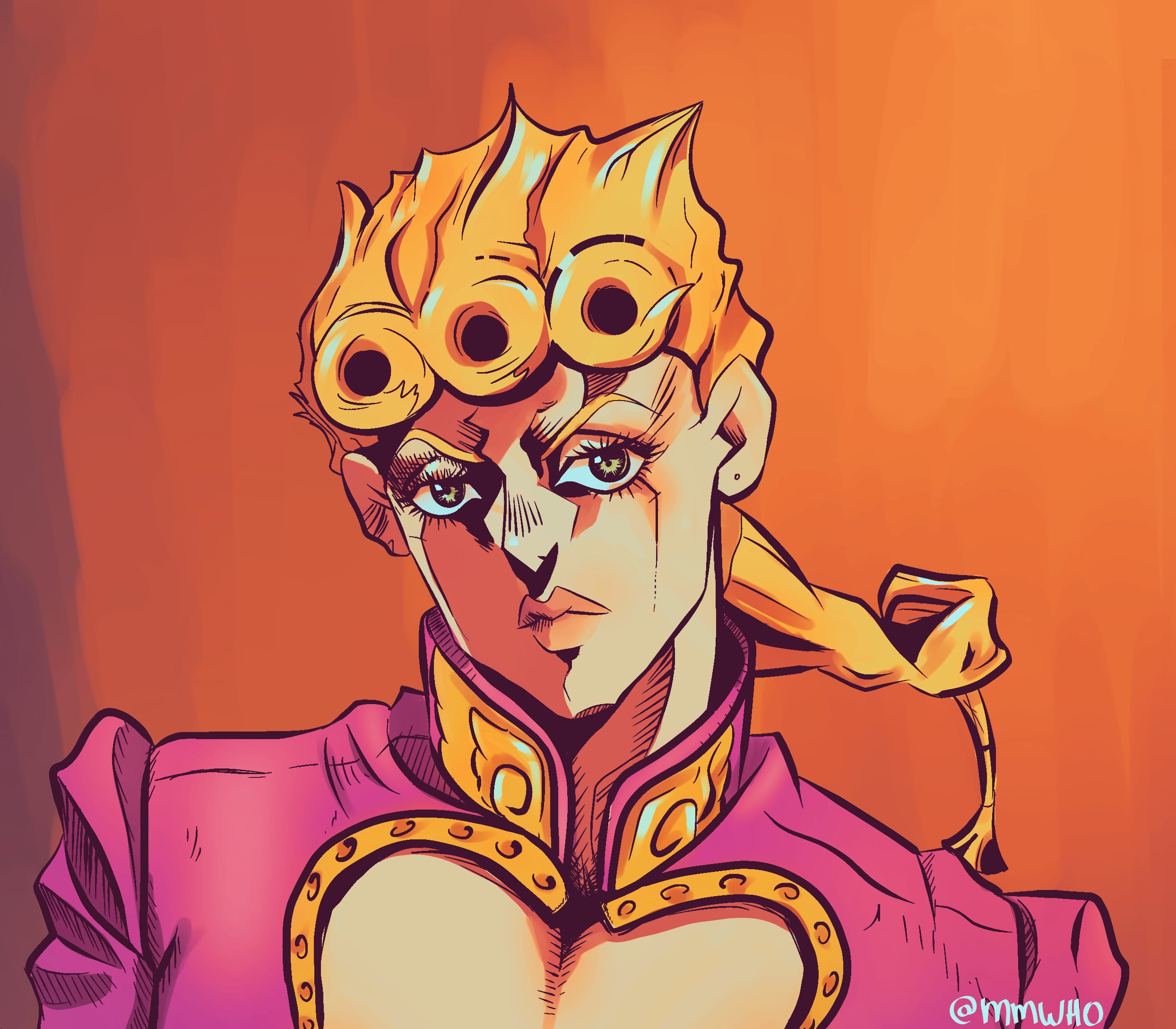 Giorno Giovanna Fanart Mmwhoartist Illustrations Art Street