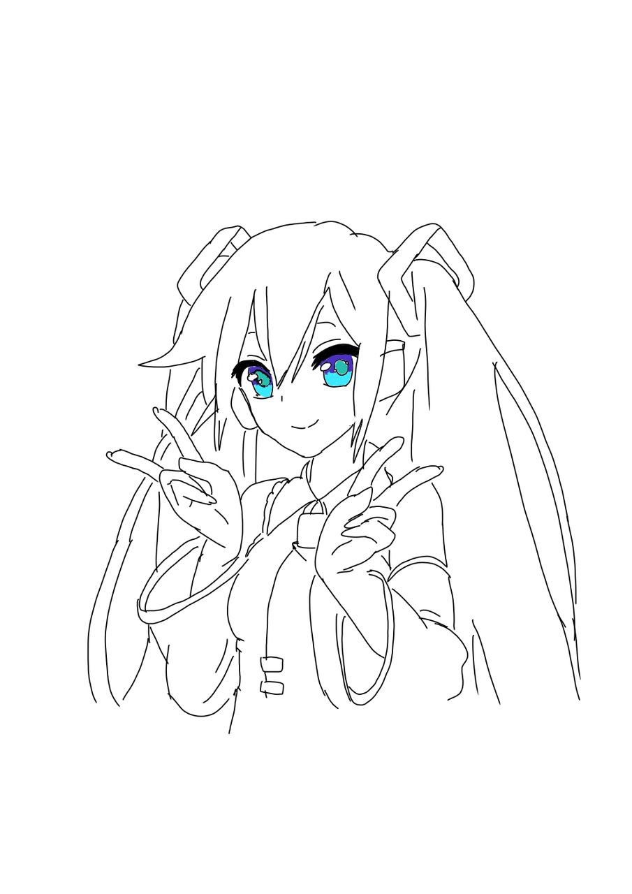 Miku Hatsune Drawing