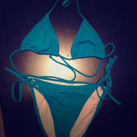 Victorias Secret Swim Teal Victorias Secret Bikini Poshmark