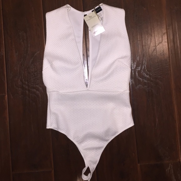 Zara White Body Suit Sideless From Moniques Closet On Poshmark