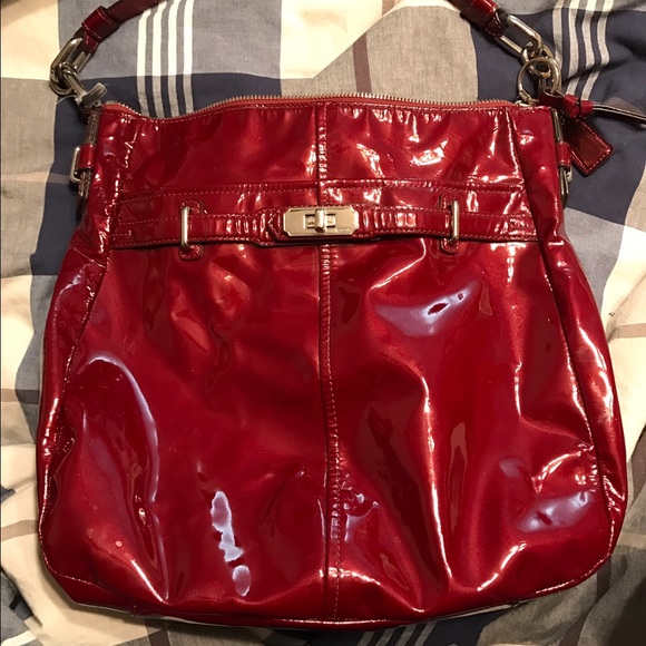 Patent Leather Red Purse
