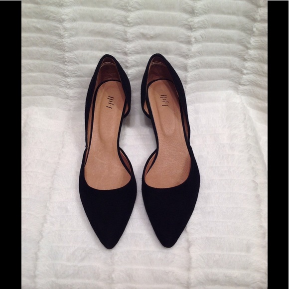 80 Off J Jill Shoes Jjill Black Suede Leather Shoes Neverworn