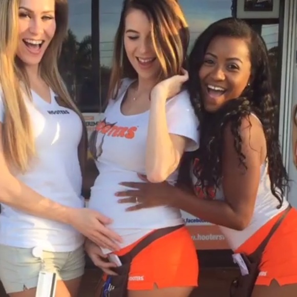 Hooters Tops Hooters Maternity Shirt Poshmark