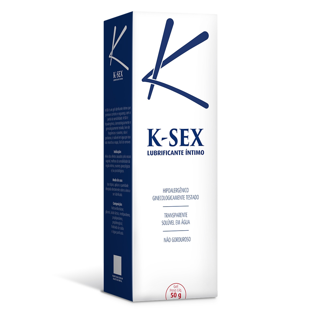 Gel Lubrificante Íntimo K Sex Sem Perfume 50g P7896006216568 K Sex