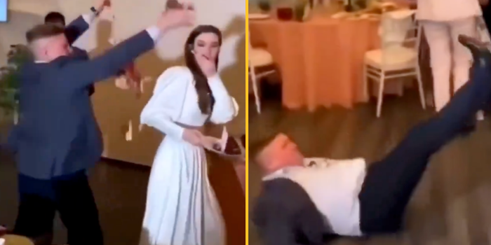 Groom Knocks Out Best Man After He Throws Wedding Cake At Bride Uk