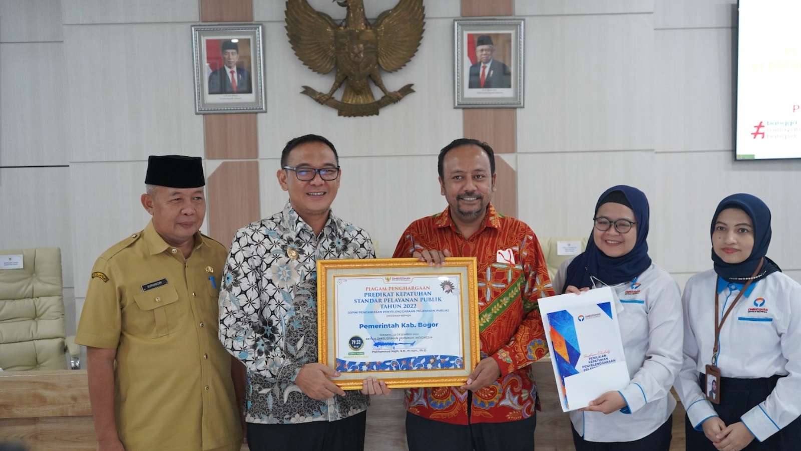 Plt Bupati Apresiasi Nilai Pelayanan Publik Tahun 2022 Kabupaten Bogor