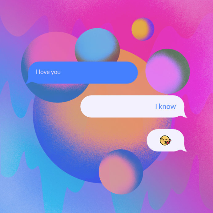 Placeit Lovely Instagram Post Generator With A Whatsapp Inspired Text