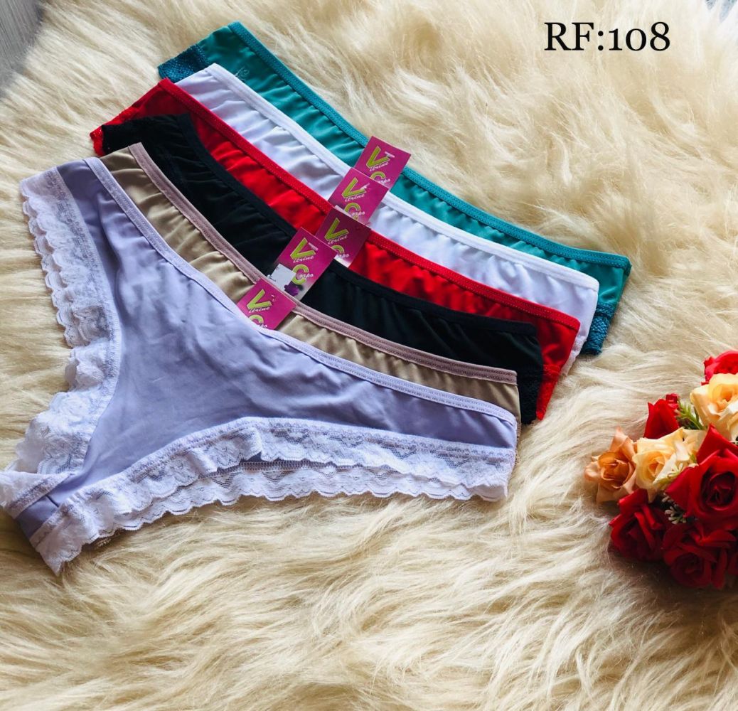 Beth Lingerie And Sex Shop Calcinha Vc Ref 108 Kit 3 Unidades