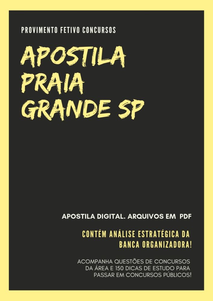 Provimento Efetivo Concursos Apostila Contador Prefeitura Praia