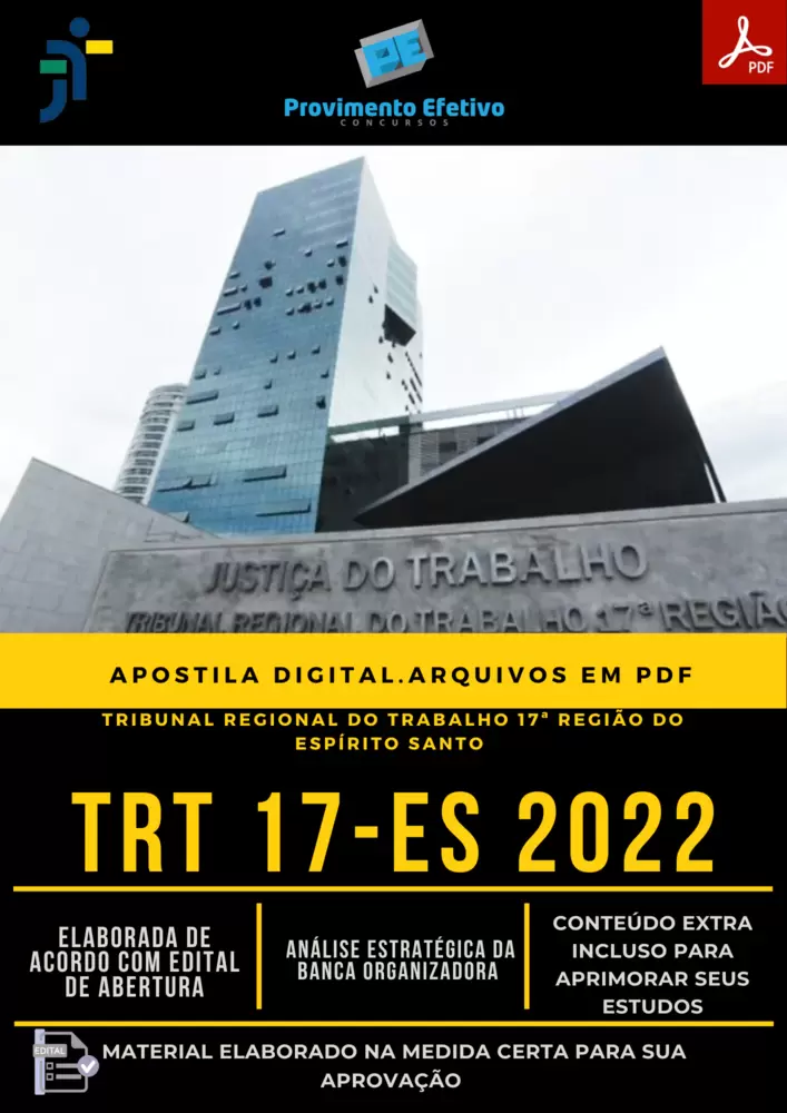 Provimento Efetivo Concursos Apostila Trt 17 Es Arquitetura Analista