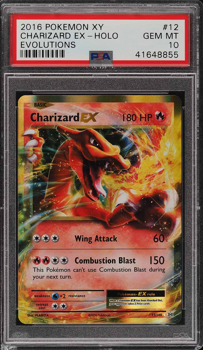 Holo Charizard Evolutions Psa 10