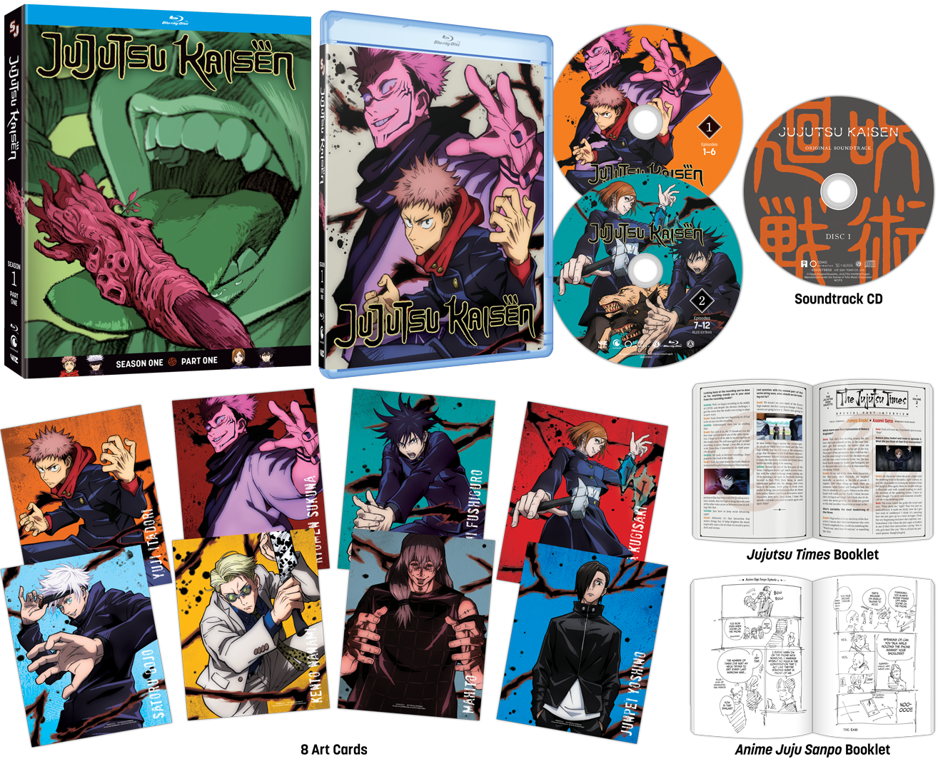 Viz See Jujutsu Kaisen Season 1 Part 1 Limited Edition