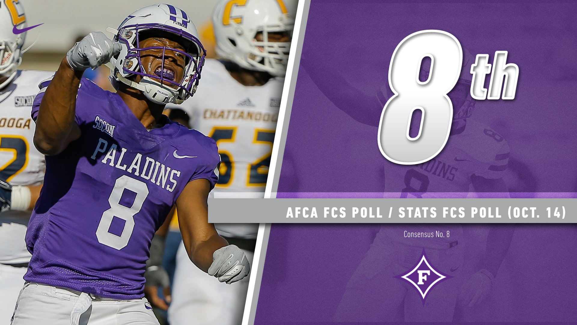 Furman Rises To Eighth In Afca Coaches Stats Fcs Polls Furman University