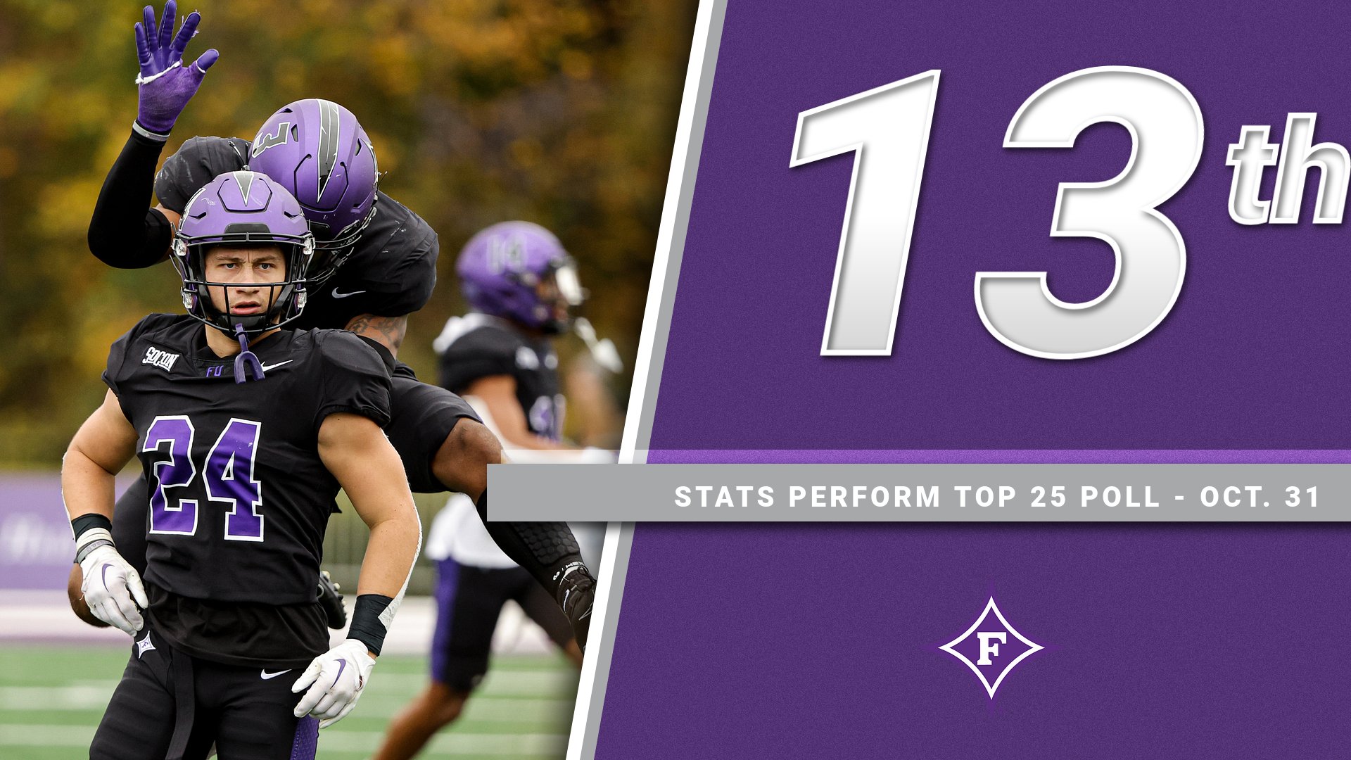 Paladins Rise To 13th In Stats Perform Fcs Top 25 Poll Furman University