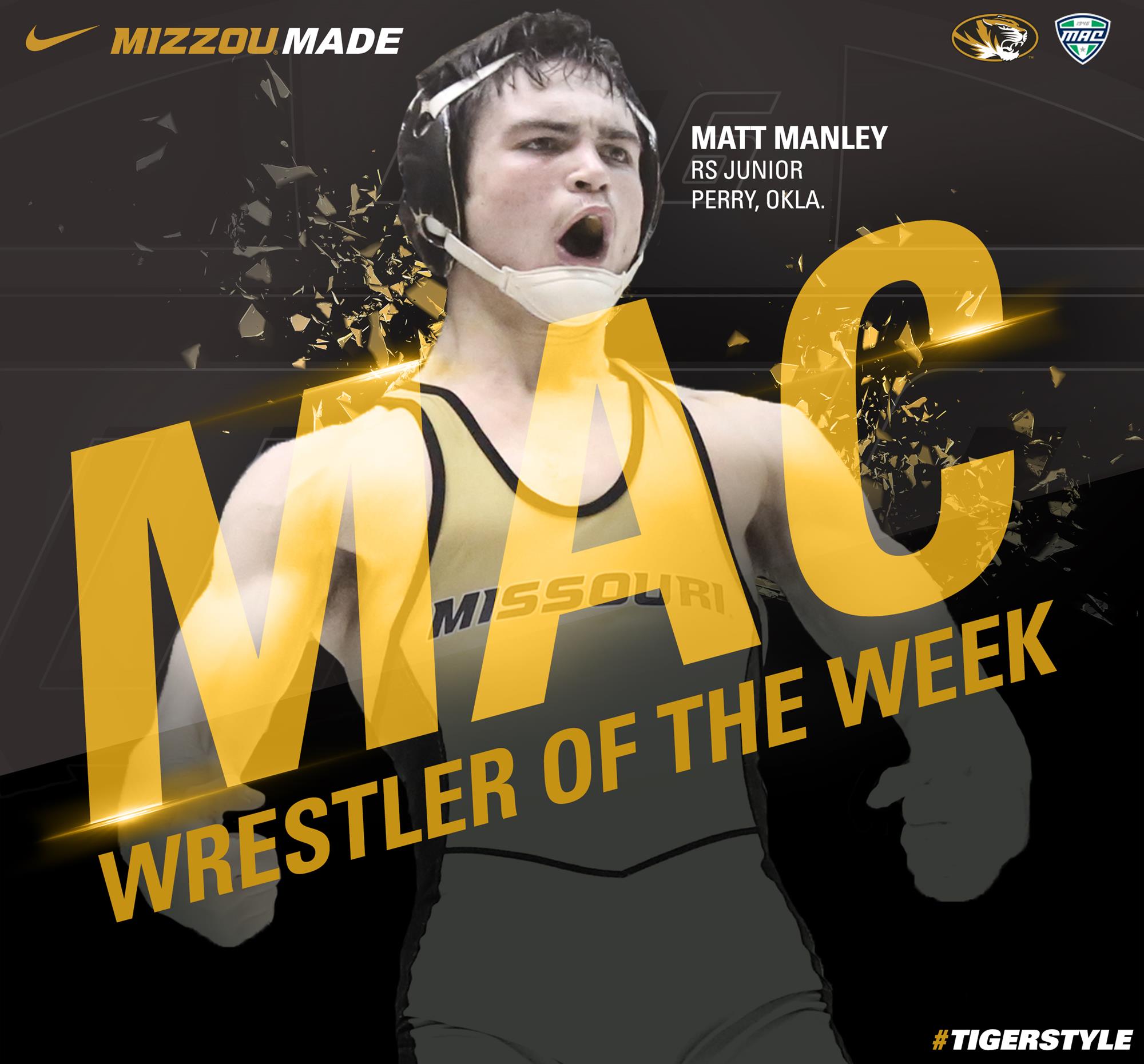 Matt Manley Wrestling University Of Missouri Athletics