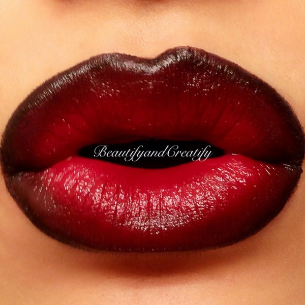 Ombre Red Lip Beautify And Creatify Ds Beautifyandcreatify Photo