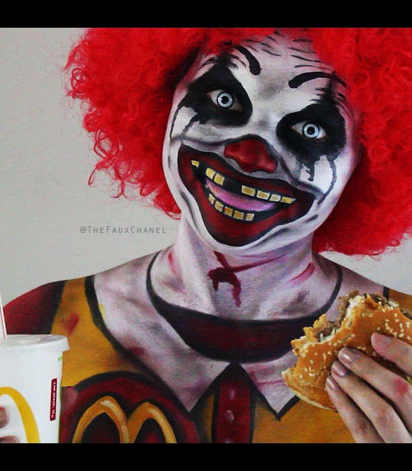 Ronald Mcdonald Creepy Clown Halloween Catherine Bs