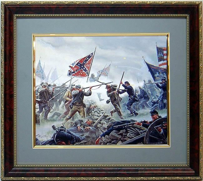 Mort Kunstler Civil War Gettysburg Print Frmd High Tide