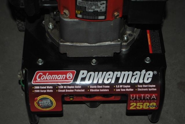 Coleman Powermate 50hp Ultra Generator 2500 W